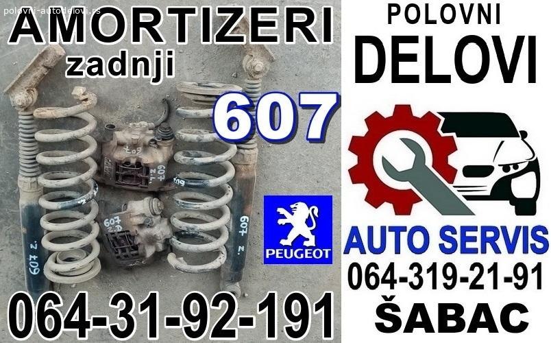 PEŽO 607 OPRUGE AMORTIZERI ZADNJI PEUGEOT