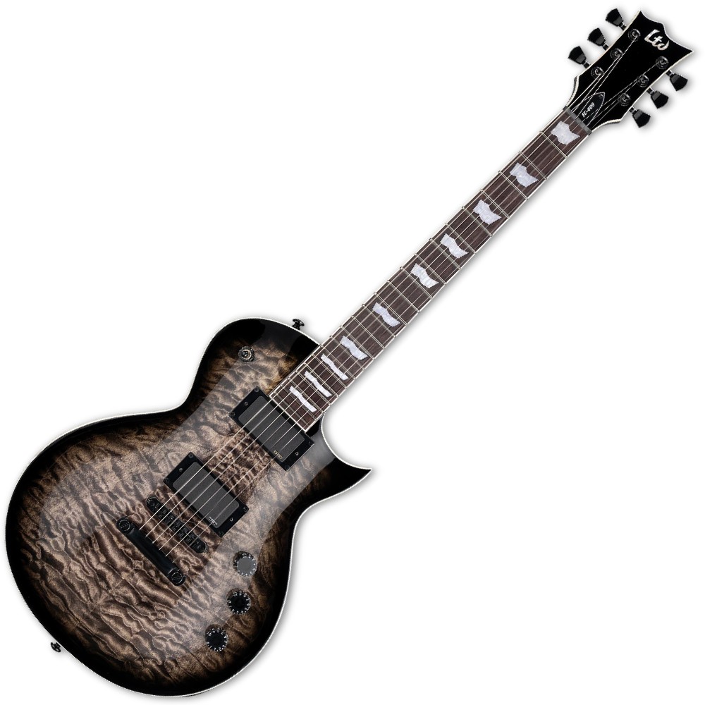 LTD EC-400 QM SEE THRU BLACK SUNBURST