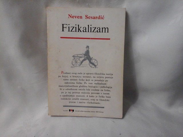 Fizikalizam Neven Sesardić