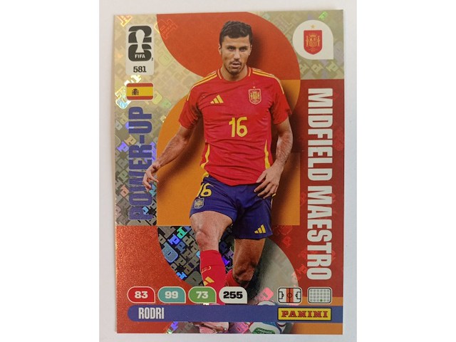 2026 Fifa World Cup Adrenalyn XL Rodri Midfield Maestro