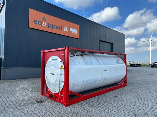 Tank kontejner
Trencor Containers 20FT ISO 25.000L T11 ADR until 03/2027