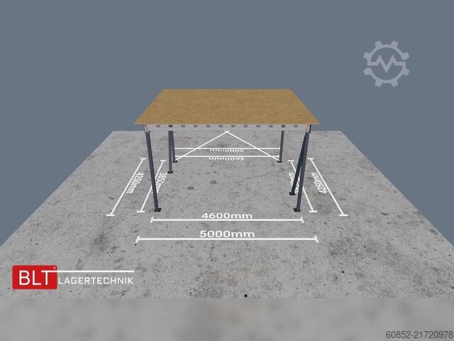 Skladišna platforma
21,25 m² Lagerbühne , OK 300 cm 500 kg/m², sofort ab Lager