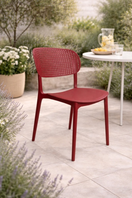 Plastična stolica Base crvena