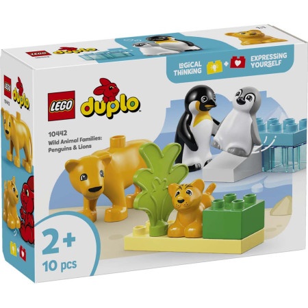 Lego DUPLO Porodice divljih životinja: pingvini i lavovi ( 1045296 )