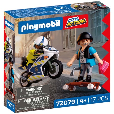 Playmobil City action Potera za pljačkašem skejterom ( 1046290 )