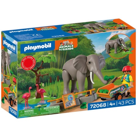 Playmobil Animals&Friends Slon i čuvar ( 1046286 )