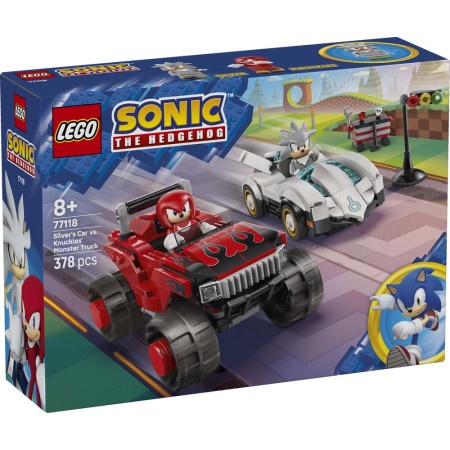 Lego SONIC Silver automobil protiv knuckles čudovišnog kamiona ( 1045286 )