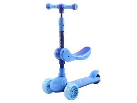 Trotinet dečiji 2 u 1 sa 3 točka model tt-1003 plava ( 540128 )