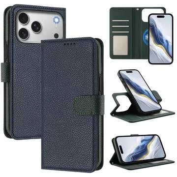 IPHONE 17 PRO DETACHABLE WALLET CASE WITH MAGSAFE, RFID PROTECTION & HAND STRAP