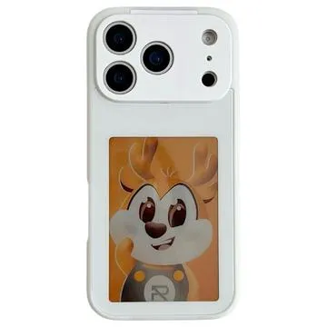 IPHONE 17 PRO MAX INKZONE DIY E-INK NFC CASE - WHITE