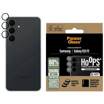 SAMSUNG GALAXY S25 FE PANZERGLASS HOOPS CAMERA LENS PROTECTOR - TRANSPARENT
