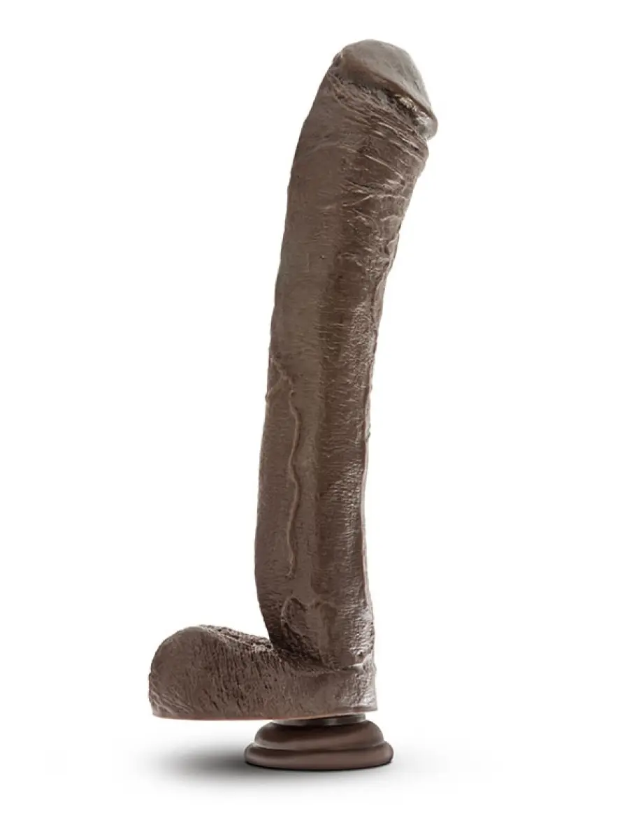 Dr. Skin Mr. Ed Dildo, 33 cm, Braon