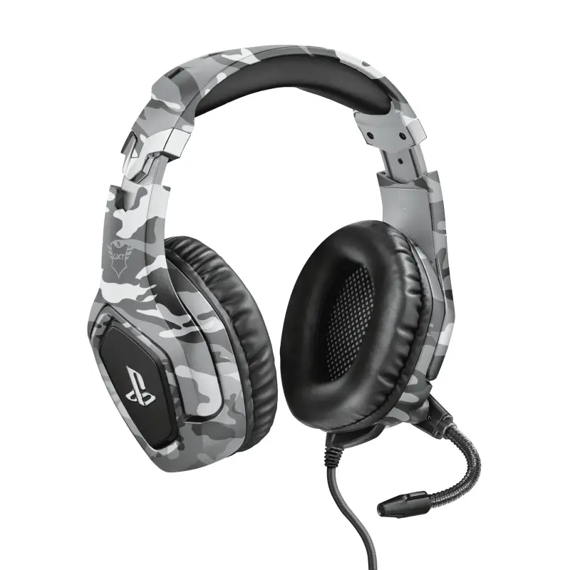 Trust GXT 488 Forze PS4 Slušalice sa mikrofonom Trake preko glave 3,5 mm konektor Crno, Sivo
