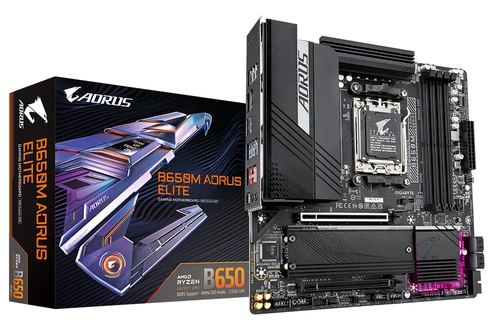 Gigabyte Matična ploča, B650M Aorus Elite, Rev. 1.x