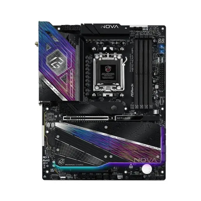 ASRock Matična ploča X870 Nova, AM5, DDR5, WiFi, Bluetooth, RGB