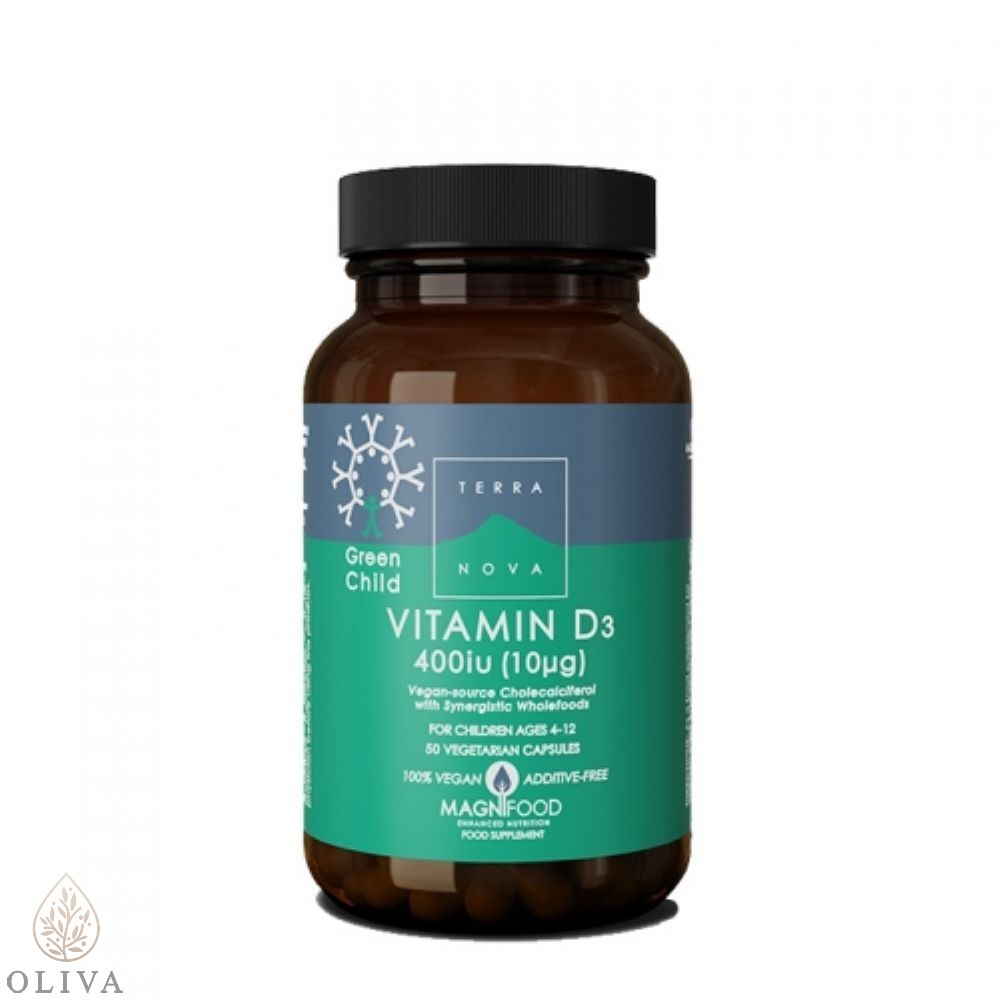 VITAMIN D3 400 IU ZA DECU 50 CAPS TERRANOVA KRATAK ROK