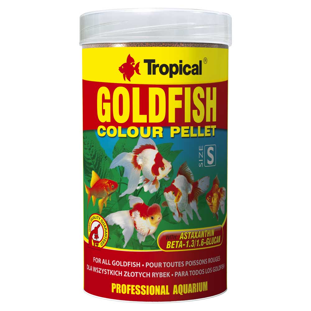 Tropical goldfish colour pellet S