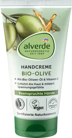 alverde NATURKOSMETIK
Krema za ruke maslina i vitamin E, 75 ml