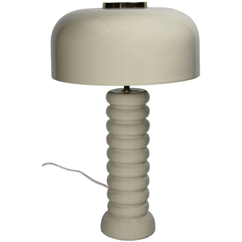 LAMPA STONA – Table Lamp Iron Beige 30x30x47.5cm