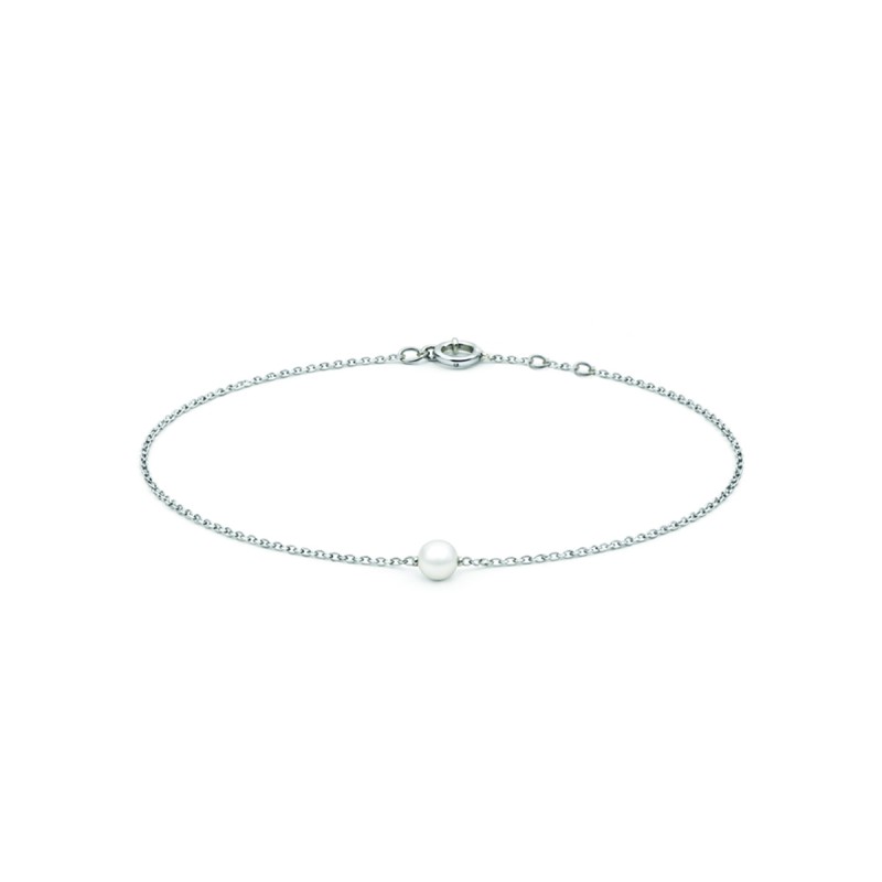 PEARL BRACELET 14KT WHITE GOLD