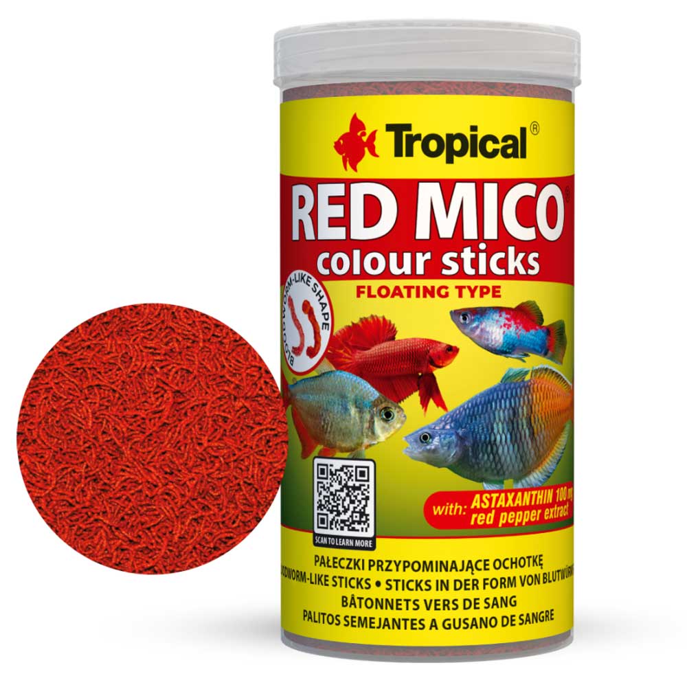Tropical red mico color sticks