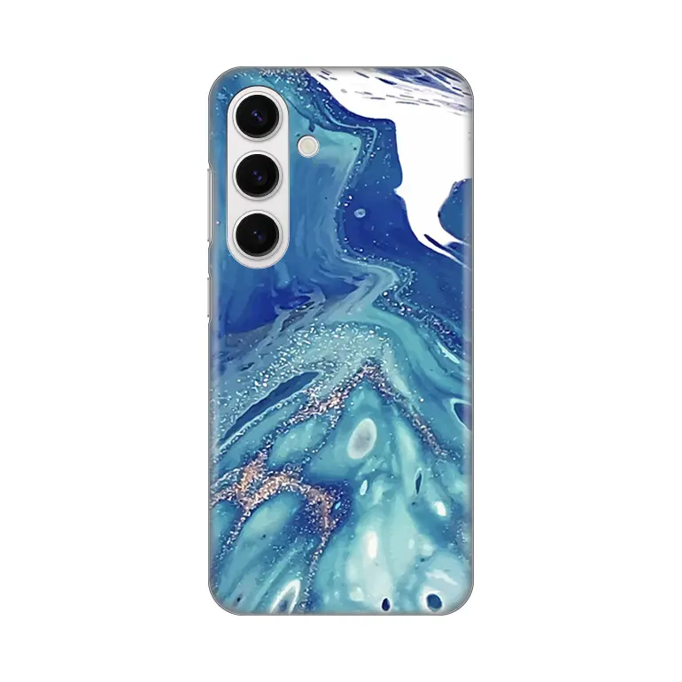 Maska za mobilni telefon Samsung Galaxy S24 BLUE MARBLE PRINT