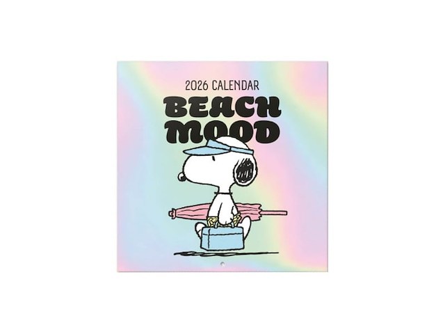 Zidni kalendar 2026 - Snoopy, Movies, 30x30 cm