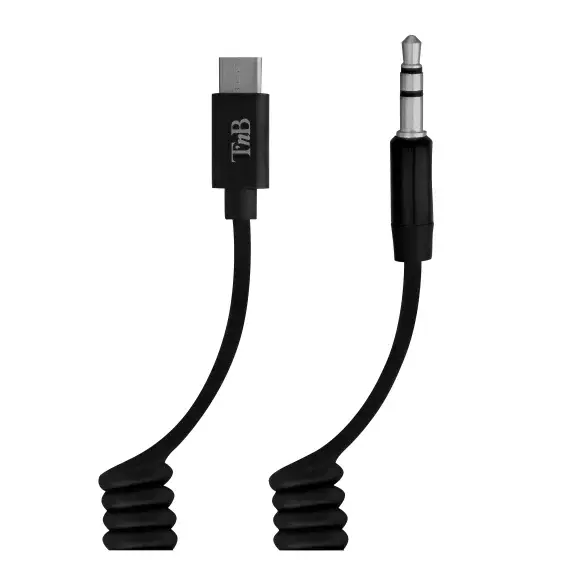 TNB USB-C Kabl na 3.5mm TCTWISTJAC crni