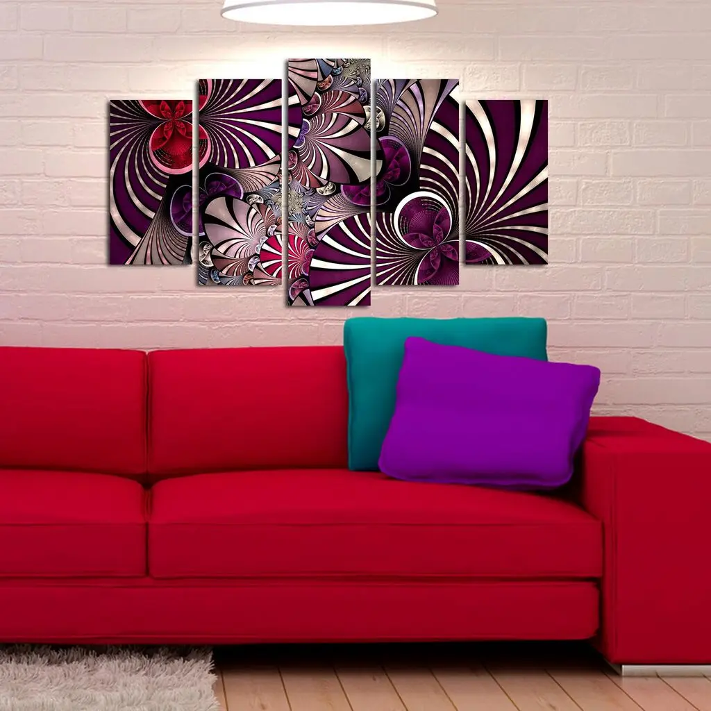Wallity Set Slika 5ABSMDF-9, 5 Delova