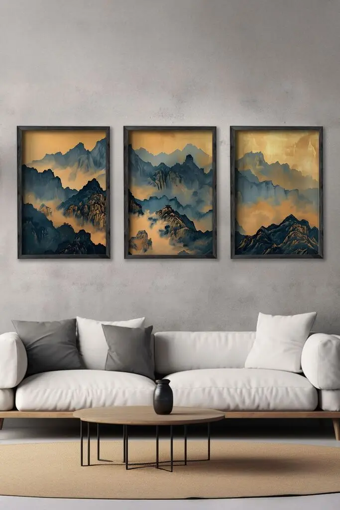 Wallity Slika Ersy3Syhcrv55, 3 dela, 34 x 49 cm