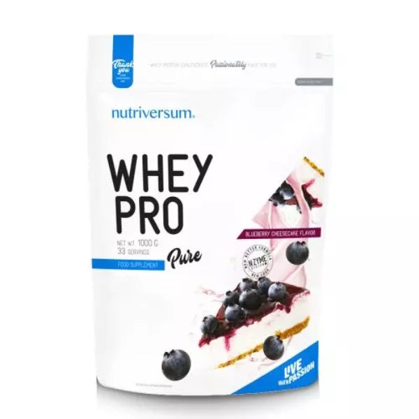 NUTRIVERSUM Whey Pro Blueberry Cheesecake 1kg
