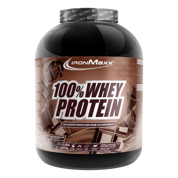 IronMaxx® 100% Whey Protein 2350g Milk Chocolate