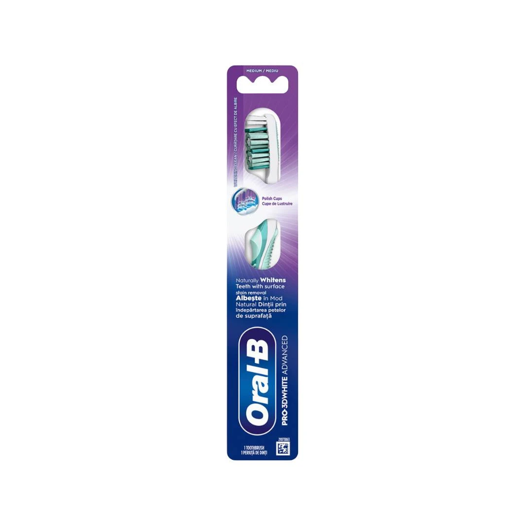 Oral-B® Pro 3D White Advanced Medium Četkica 1 Komad