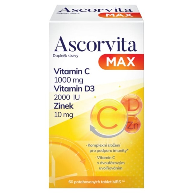 ASCORVITA MAX 60 TABLETA