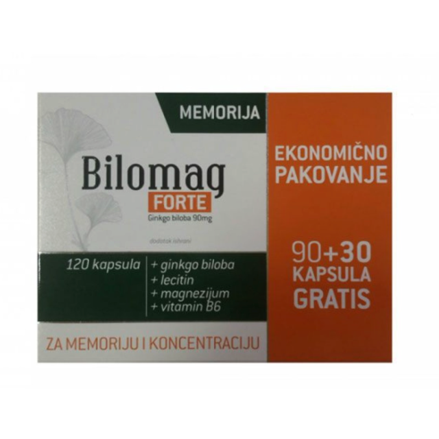 BILOMAG FORTE KAPSULE 120X90MG