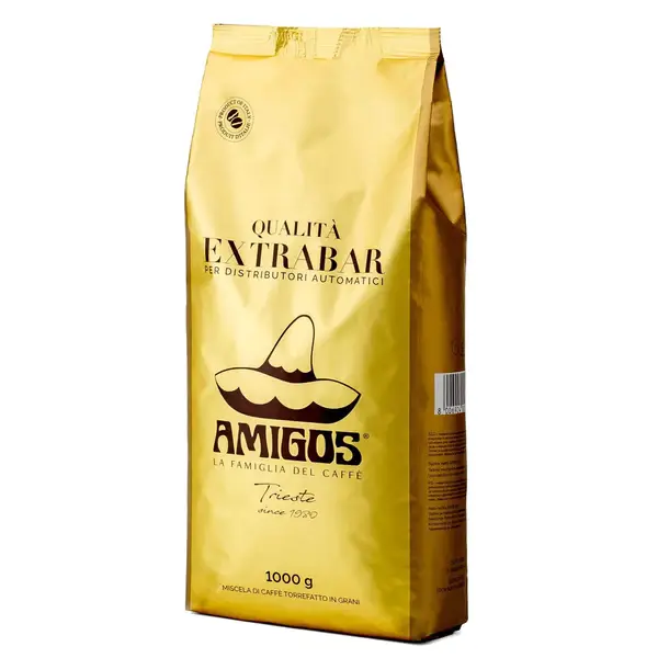 Amigos Caffe Espresso kafa u zrnu Qualita Extra Bar, 1 kg