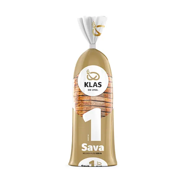 KLAS Hleb rezani Sava, 500g