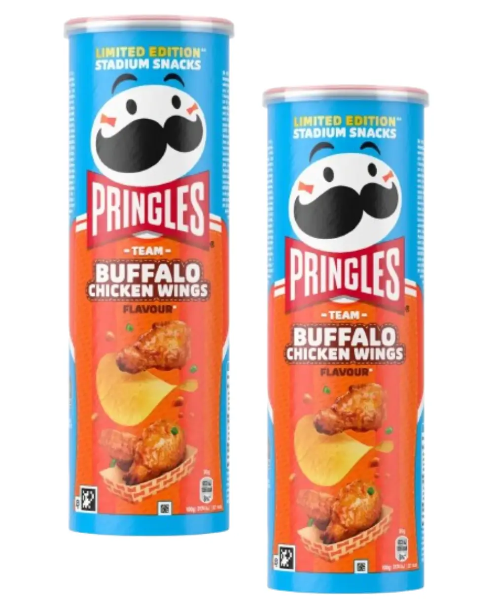Pringles Čips, Buffalo pileća krilca, 165g, 2 komada