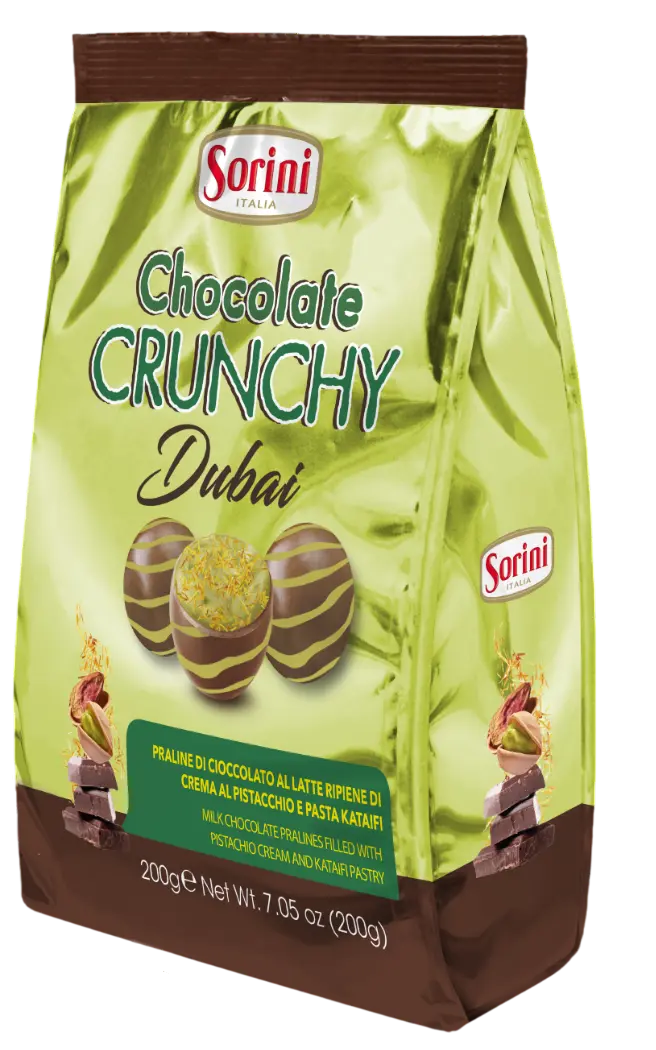 Sorini Čokoladne praline Chocolate Crunchy Dubai, 200g