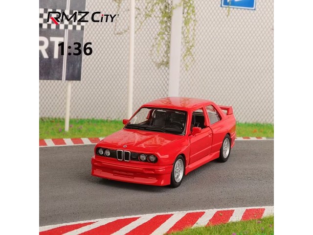 1:36 RMZ City BMW M3, crveni