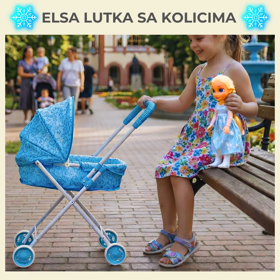 Elsa Lutka sa Kolicima-Savršen Dan Za Šetnju ❄️