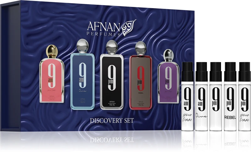 Afnan - 9 PM 5x2ml Discovery Mini Set / MAN / WOMAN / SET