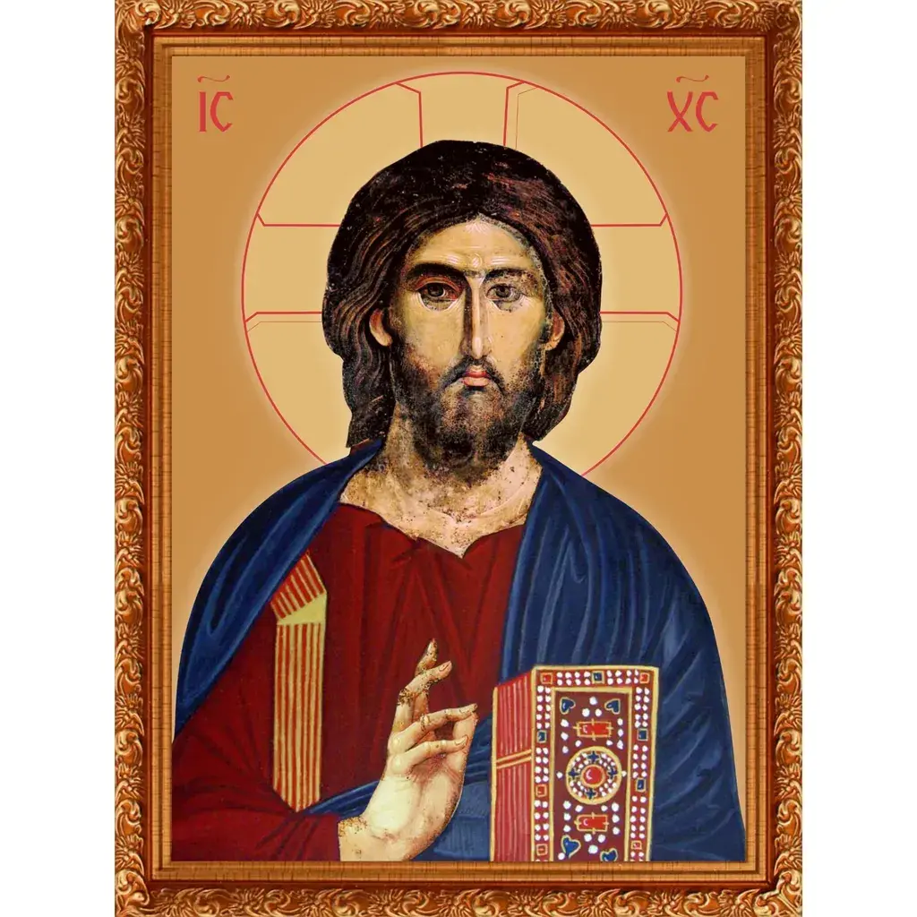 Dijamantski mozaik Ikona Isus Pantokrator, 30х40 cm