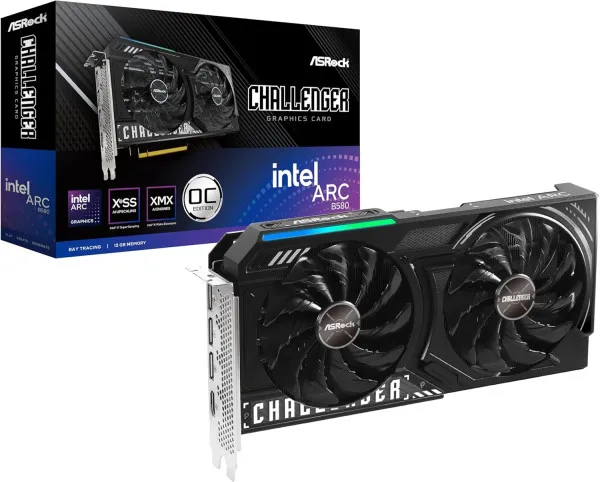 VGA ASRock Intel Arc B580 Challenger 12GB OC, B580 CL 12GO