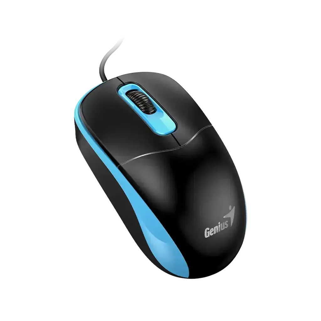 Genius Žičani miš DX-111, Optički, USB-A, Crni
