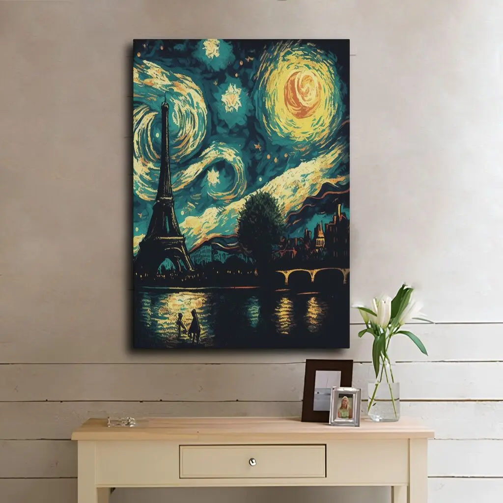 Wallity Dekorativna slika na platnu, 50x70cm, Šarena