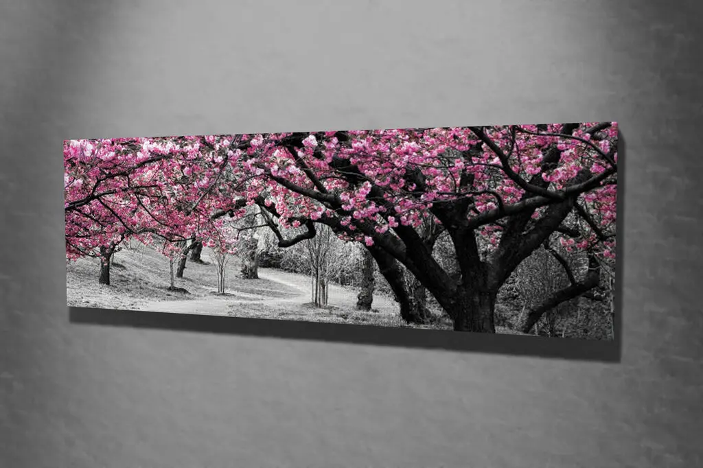 Wallity Dekorativna slika na platnu, 30x80cm, Šarena