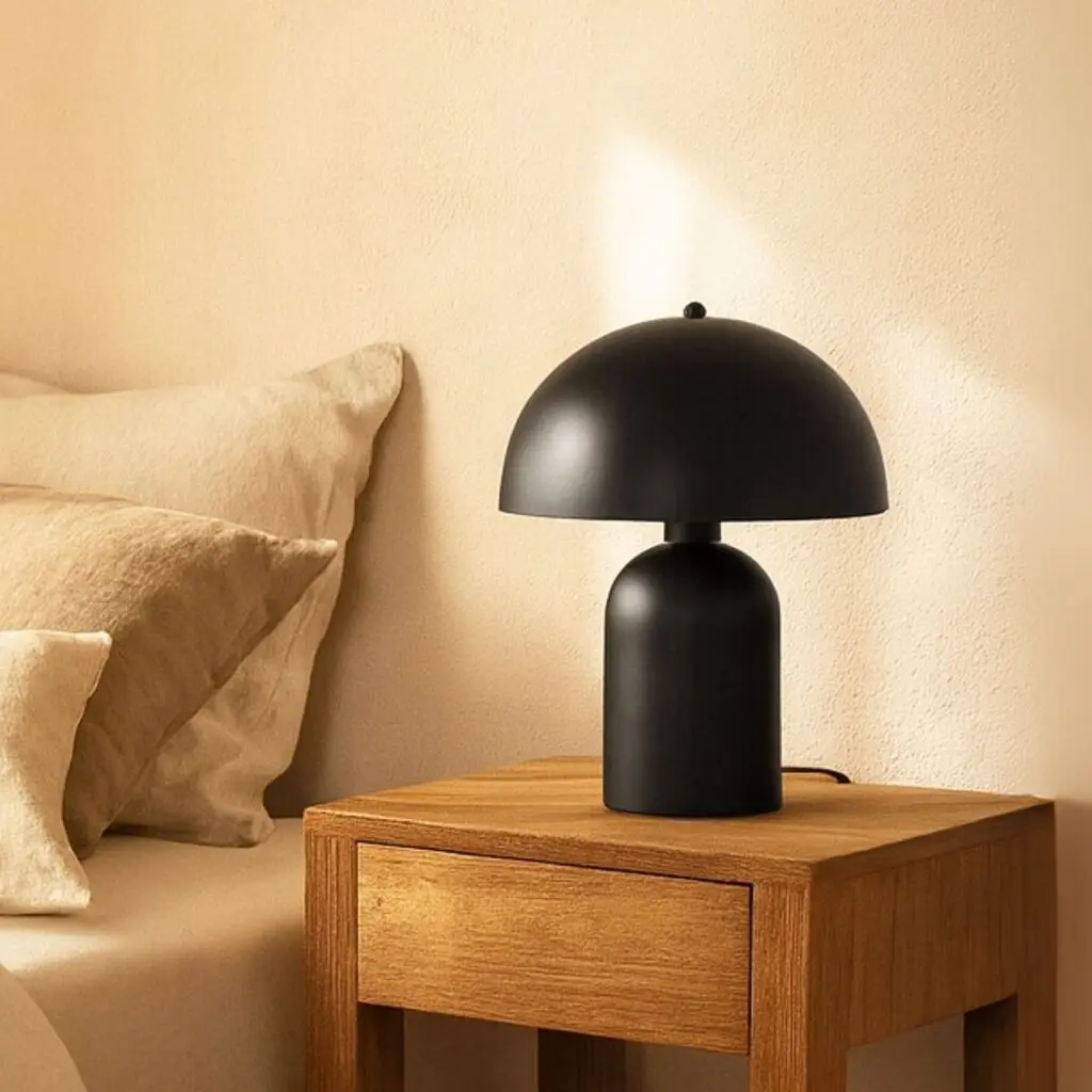 Opviq Stona lampa, Crna