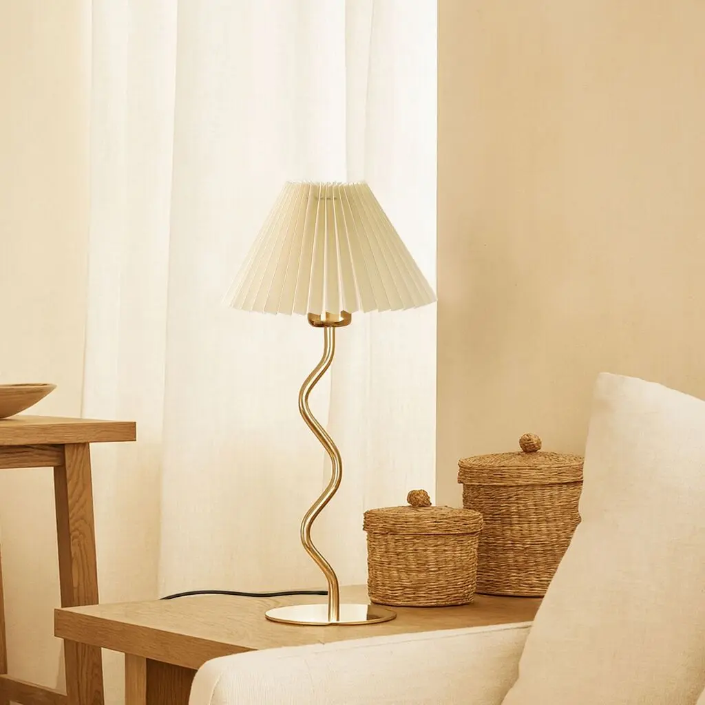 Opviq Stona lampa, Krem