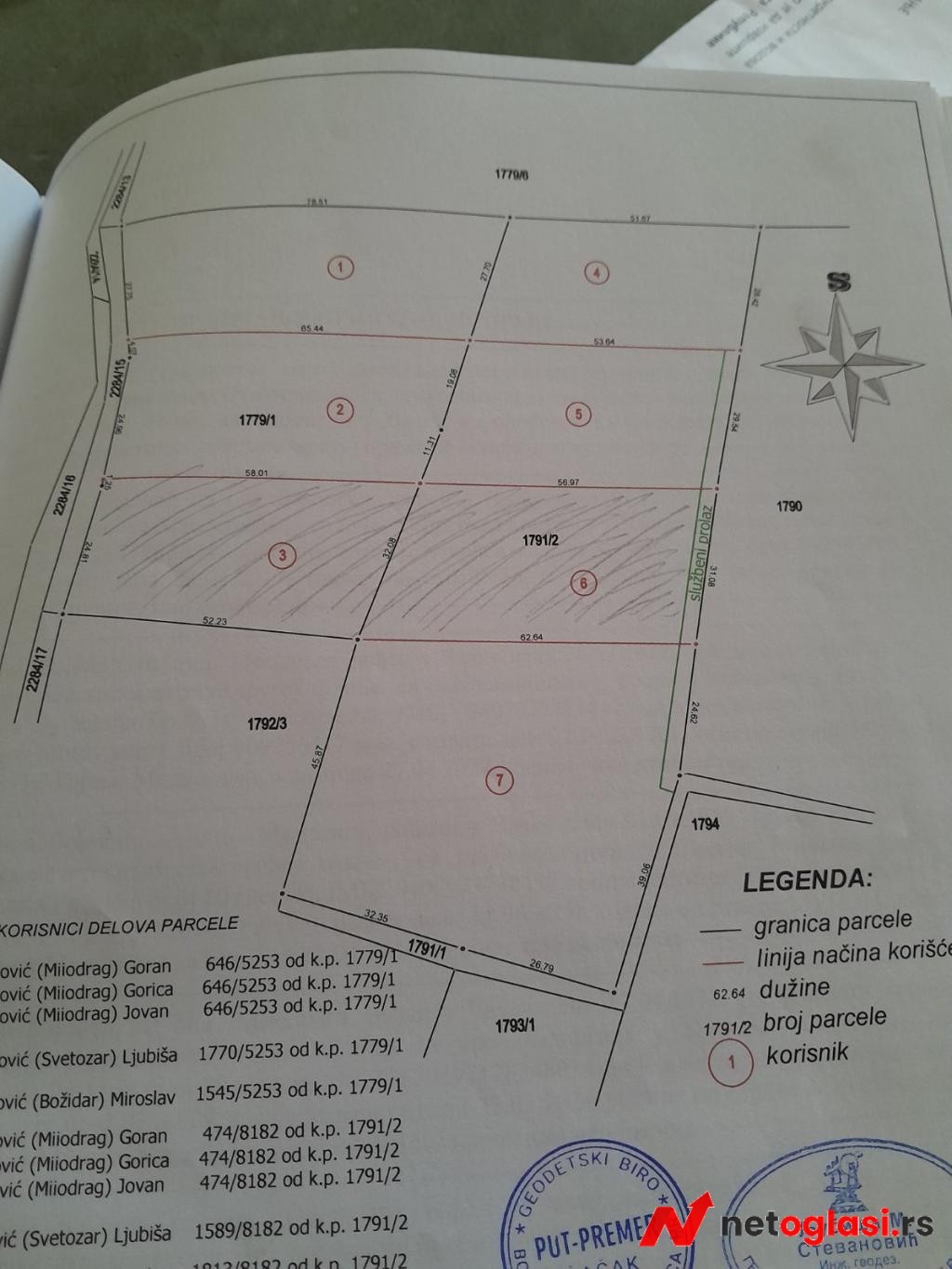 Prodajem njivu prve klase